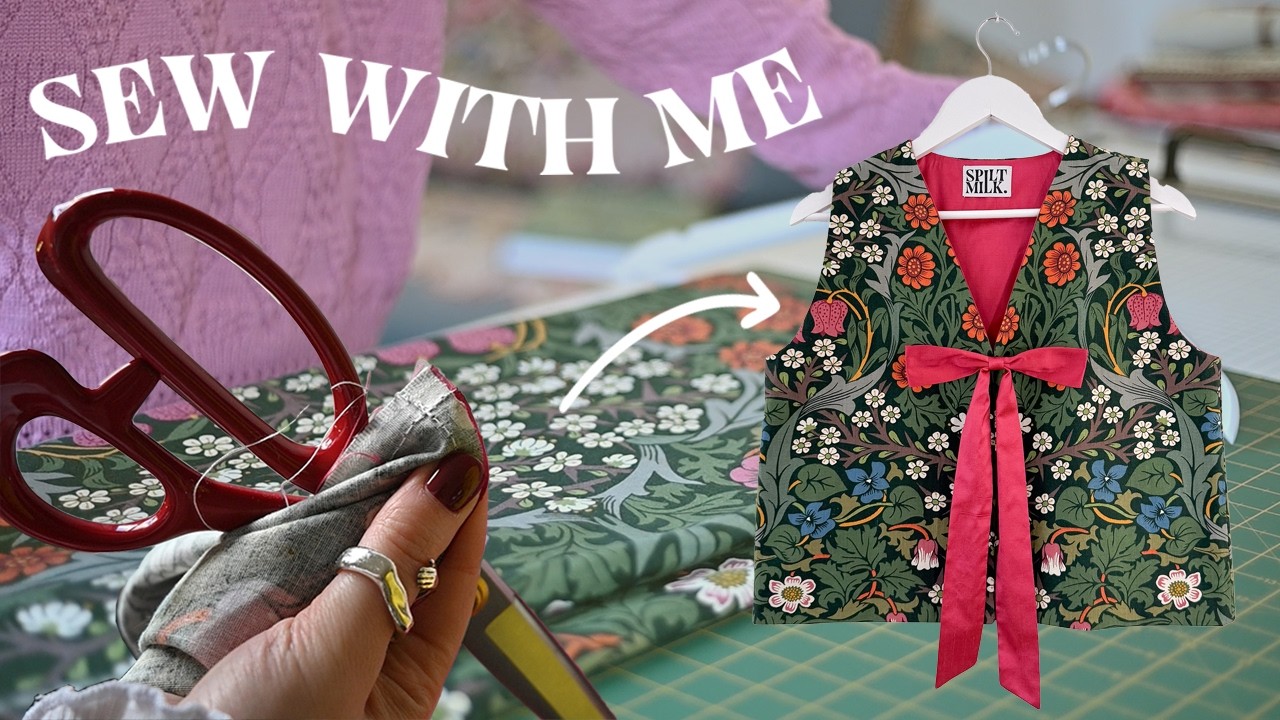 20 Minute Relax & Sew With Me | Sewing ASMR | Building a Fashion Brand ...