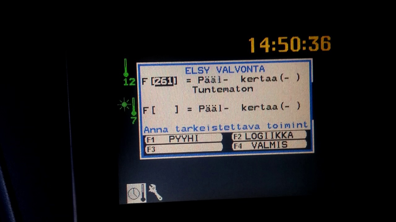 Thoreb C90 on-board computer. Usage in Finnish - YouTube
