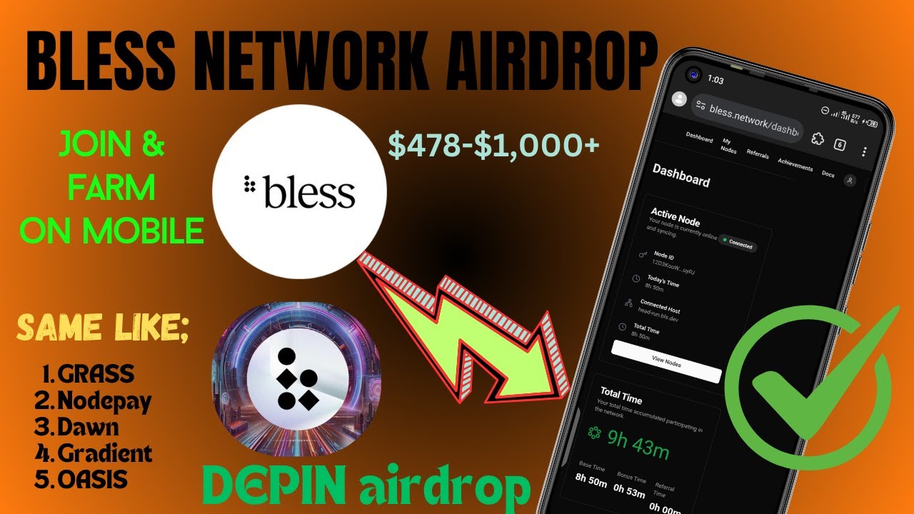BLESS: how to join and farm Bless airdrop network | how to mine Bless airdrop | #Bless airdrop ...