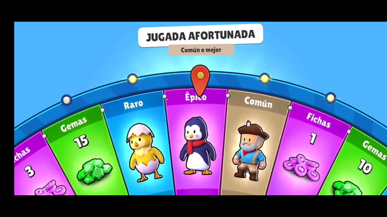 Skins GRATIS en las tiradas RULETA Stumble Guys - YouTube