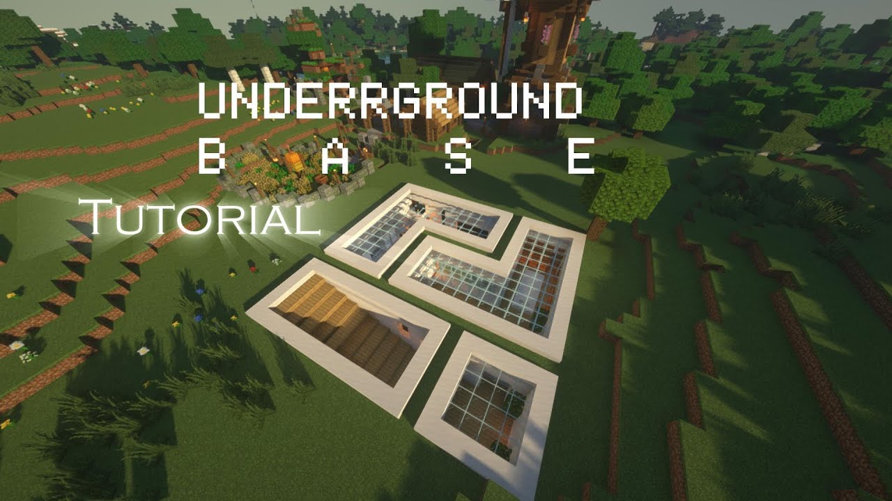 How to Make an Underground Base Proper Tutorial || TRACKER XY GAMER ...