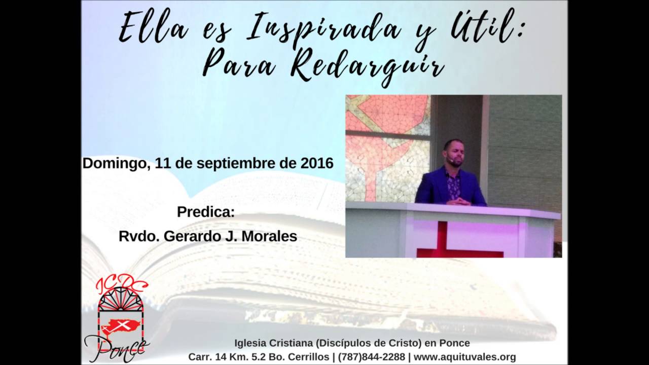 Ella es Inspirada y Útil: Para Redarguir - YouTube