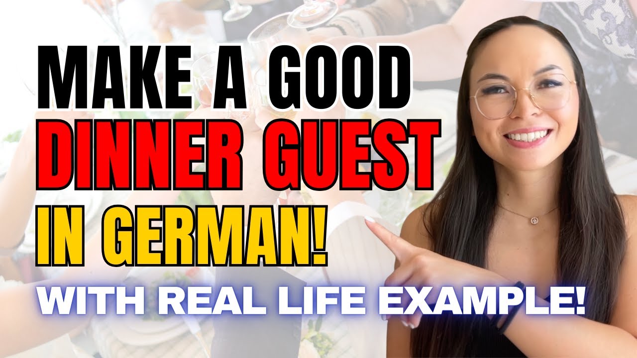 Easy German Phrases to make you a good dinner guest! | Practical German ...