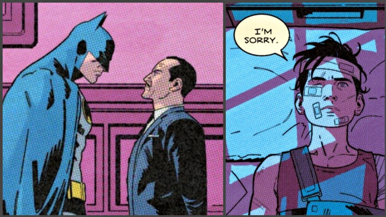 Alfred Protects Robin From Batman - YouTube