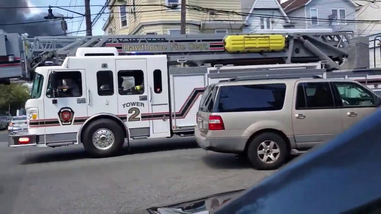 Hawthorne Nj Fire Department Truck 2 Responding 3-15-19 - YouTube