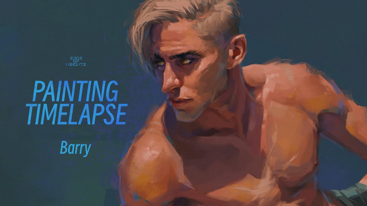Edge of Heights - OC Barry - Painting Timelapse - YouTube