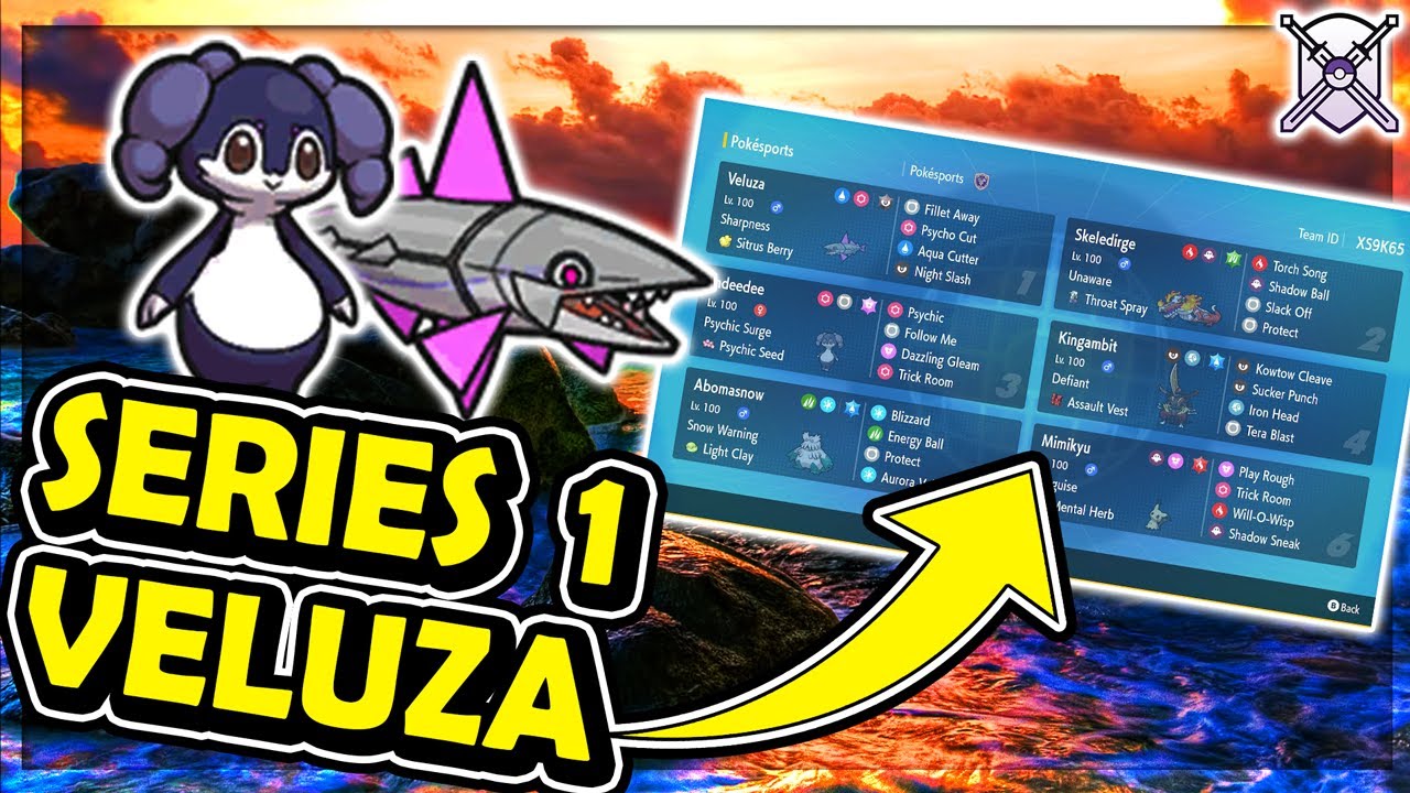 SERIES 1 VELUZA TEAM | VGC 2023 | Pokémon Scarlet & Violet - Pokesports ...