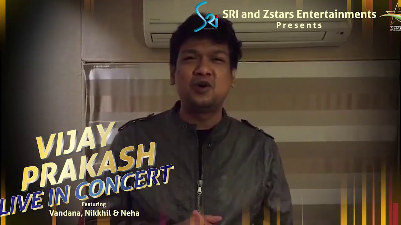 Vijay Prakash Live In Concert Australia - YouTube