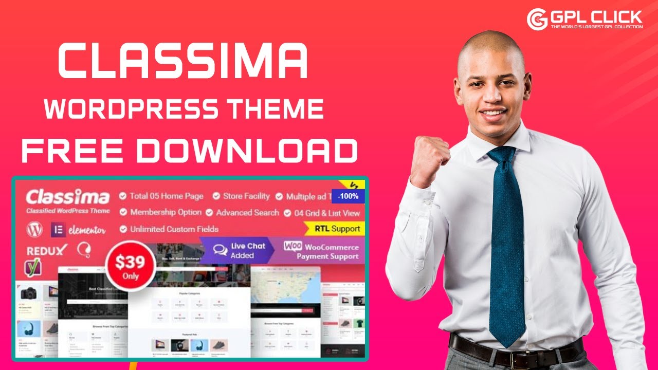 Classima Theme Free Download Latest Version | Lifetime Free Updates ...