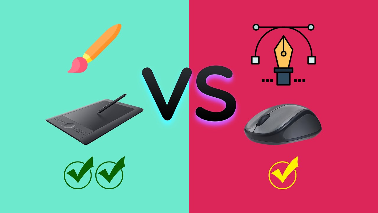 Why do I use Graphics Tablet & Brush Tool instead of Mouse & Pen Tool ...