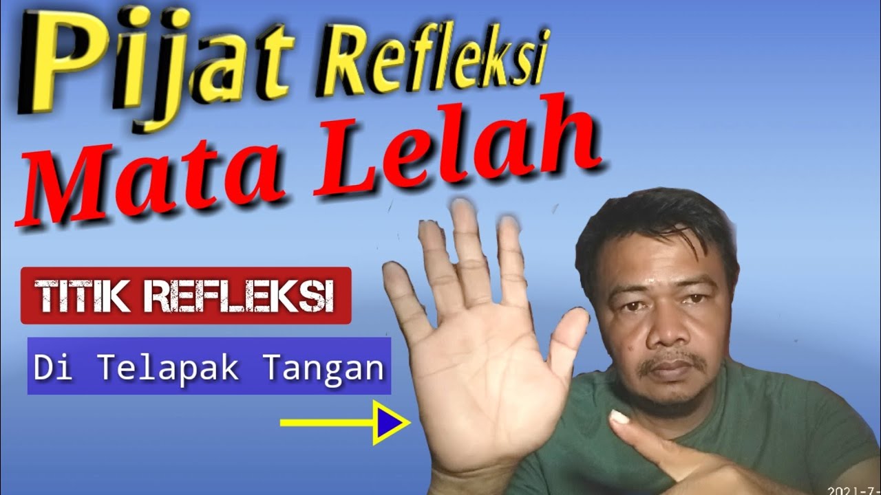 pijat refleksi mata lelah || di telapak tangan - YouTube