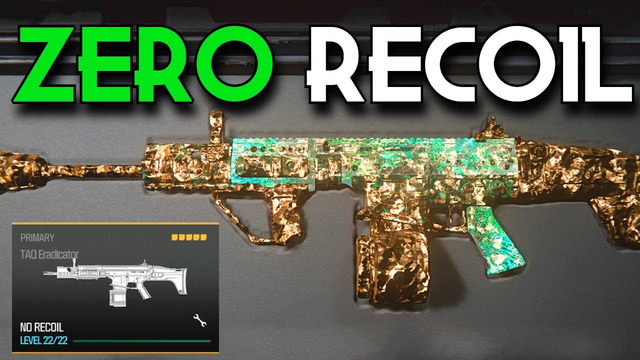 NEW *ZERO RECOIL TAQ ERADICATOR build in Warzone 3! 👑 (Best TAQ ...