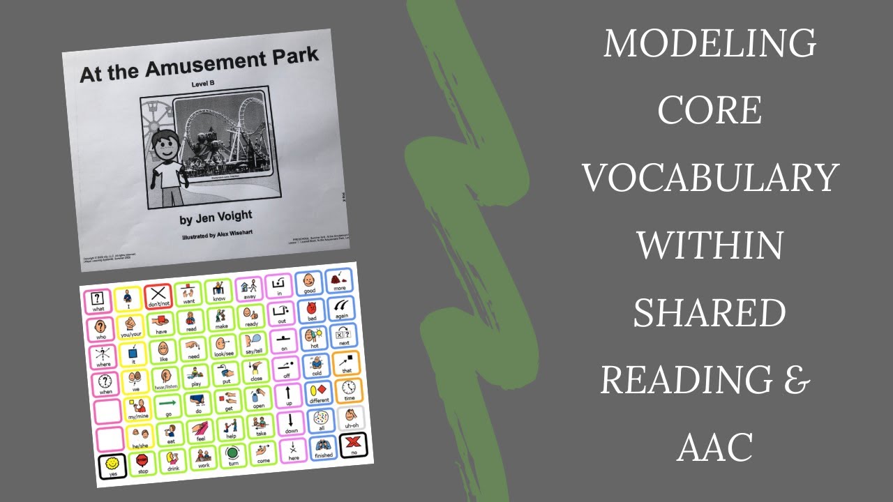 AAC Shared Reading featuring ULS story "At the Amusement Park" (Level B ...