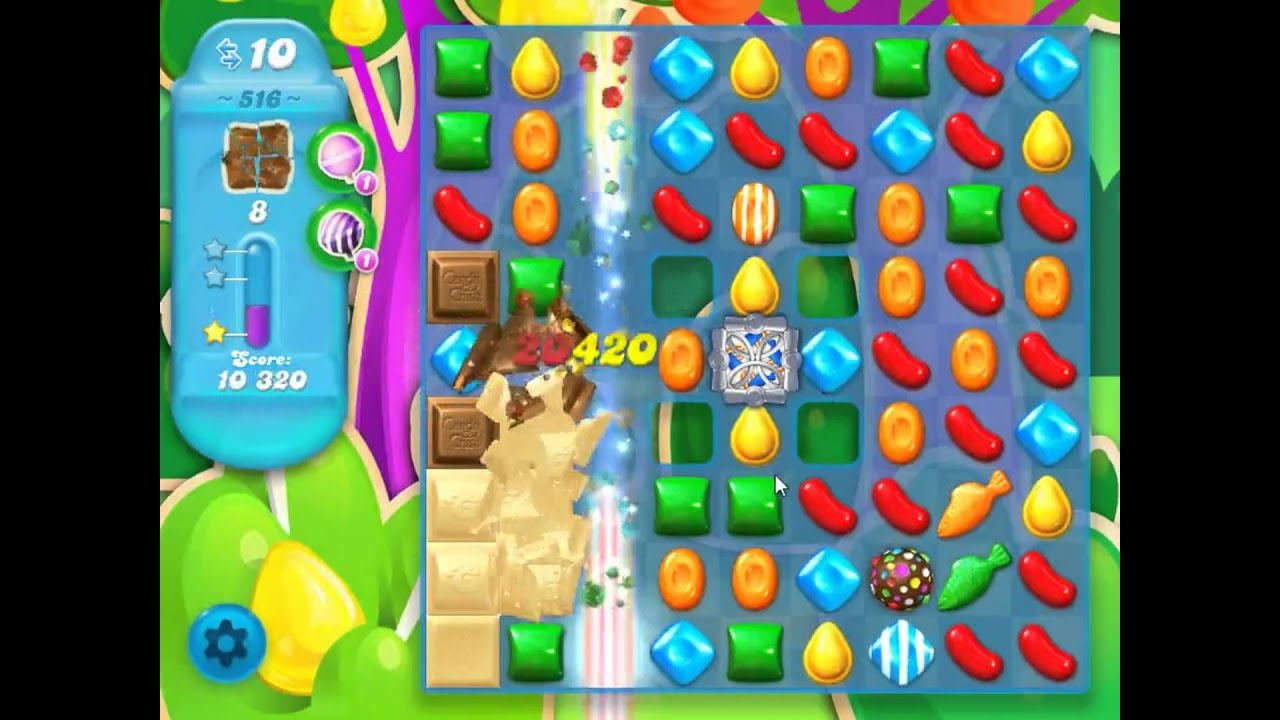 Candy Crush Soda Saga Level 516 - YouTube