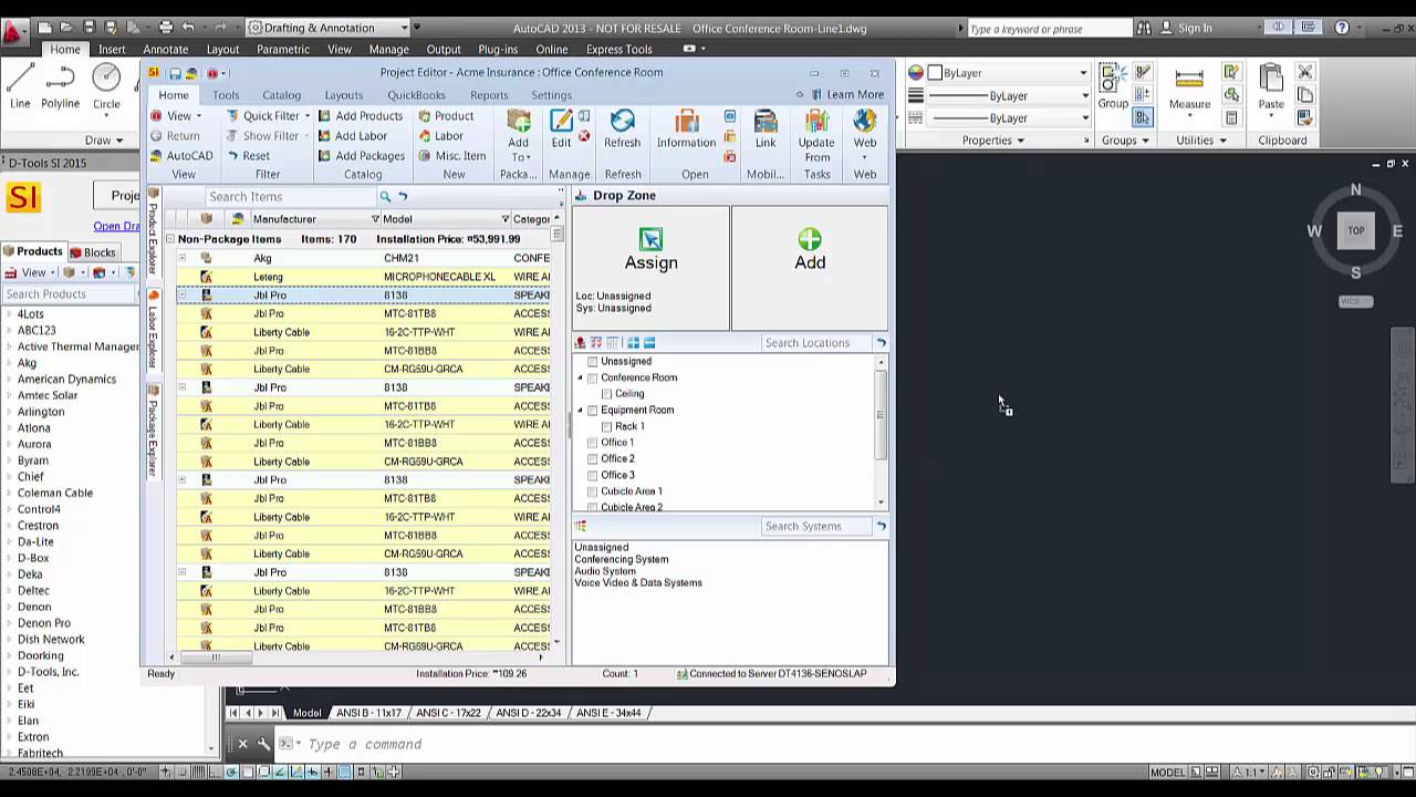 Creating an AutoCAD Line Drawing - YouTube