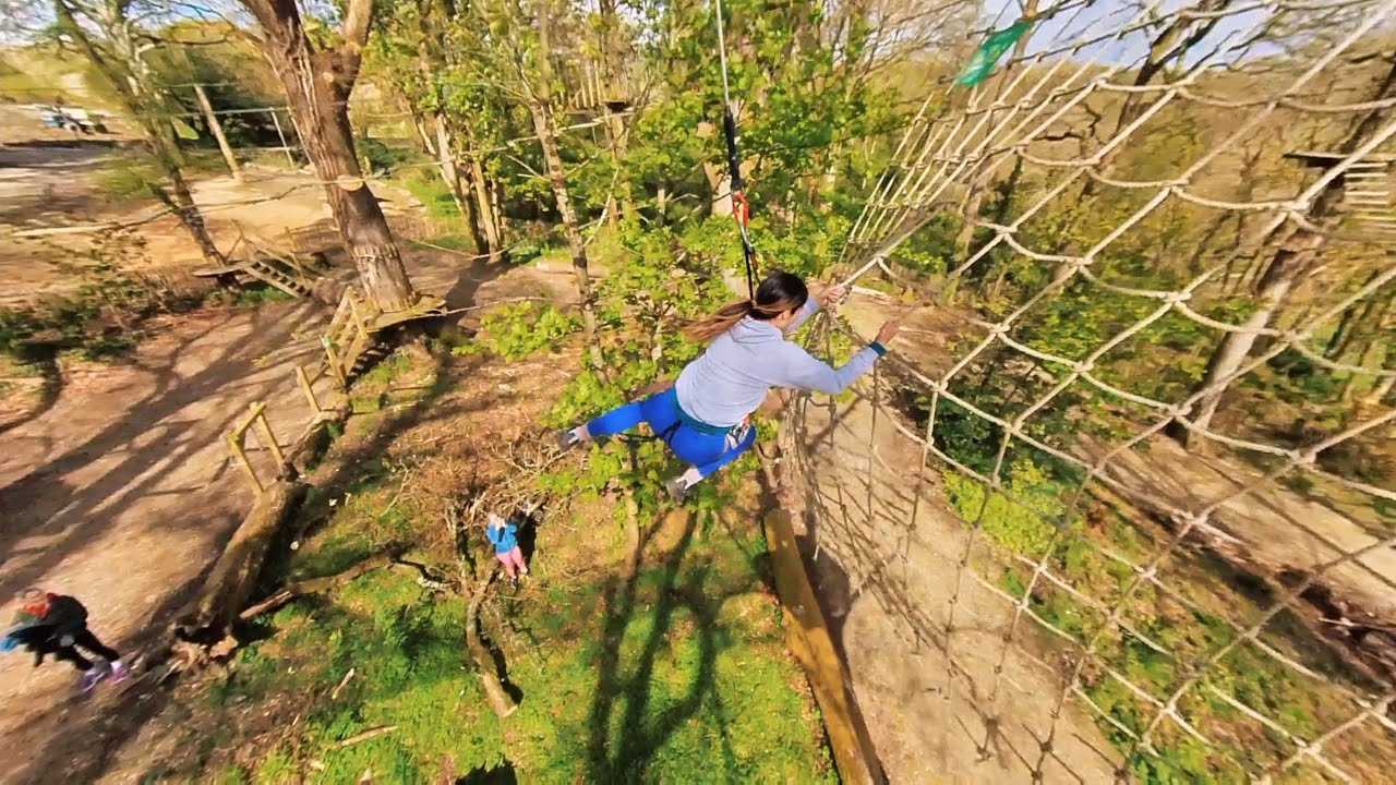 An Amazing Day of Activities At Oakfire Zipline and Tree Trekking - YouTube