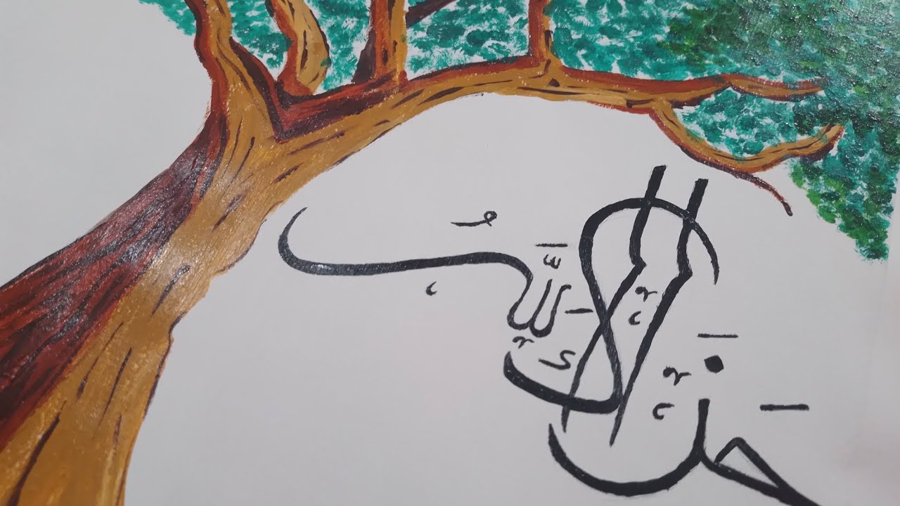 Jazak'Allah... ️ | MY CALLIGRAPHY | PAINTING ️ | ASIFA SYED - YouTube