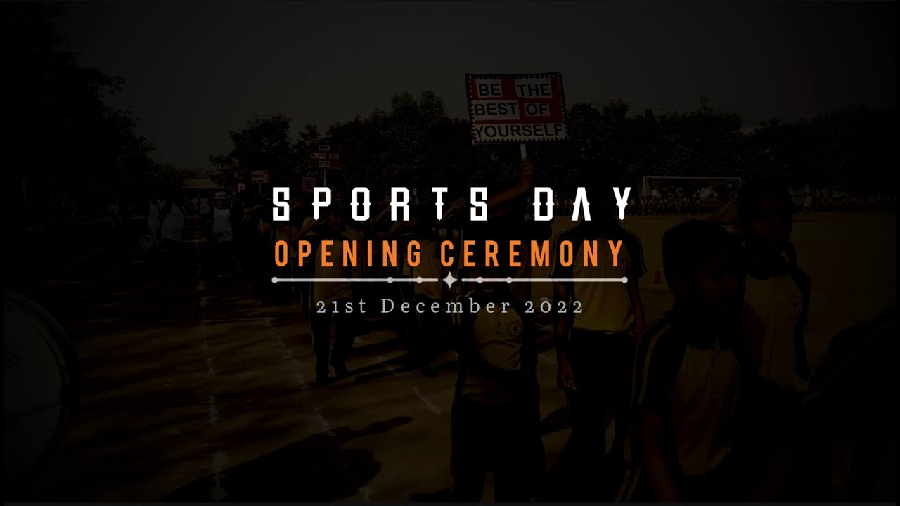ANNUAL SPORTS DAY MEET - OPENING CEREMONY (PART 1) December 21, 2022 ...