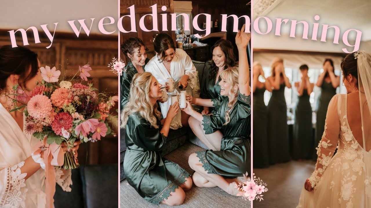 It's Wedding Day! | VLOG | behind the scenes of the wedding morning ...