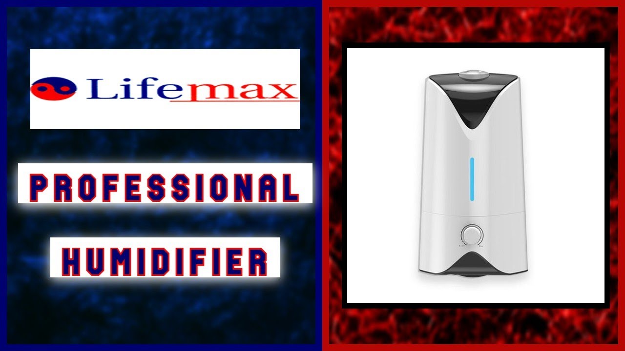 Lifemax Professional Humidifier - Quiet in Operation & Ideal for use in ...
