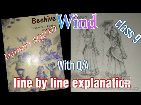 NCERT ENGLISH || BEEHIVE || CLASS IX || POEM WIND || LINE BY LINE ...