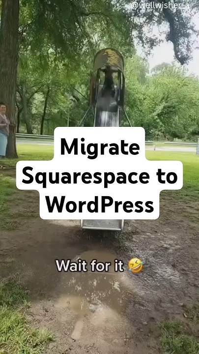 Migrate Squarespace to WordPress - YouTube
