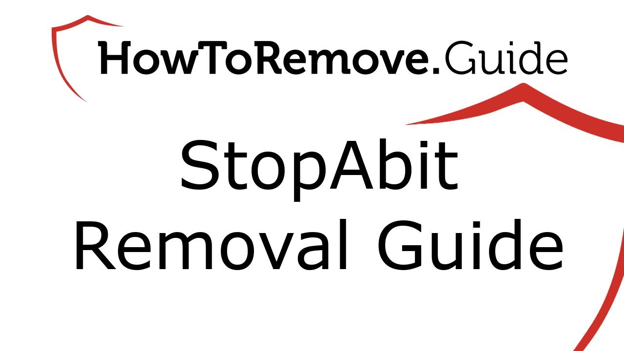 How to remove StopAbit - YouTube