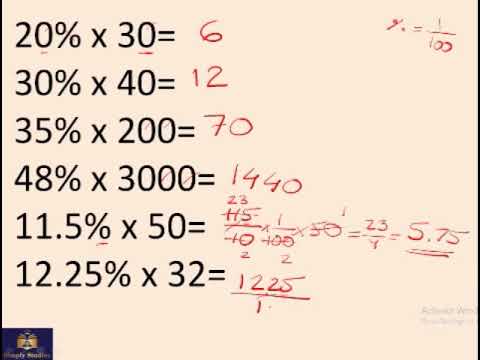 GRE Percentages 1 - YouTube