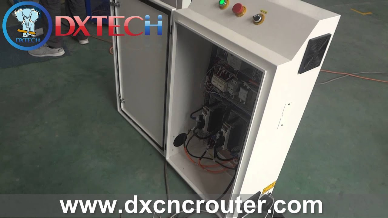 DX 4040 mini CNC router with vacuum working table, DELTA servo - YouTube