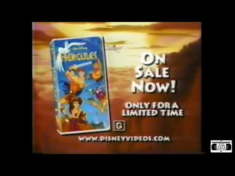 Disney's Hercules on VHS Commercial - 1998 - YouTube