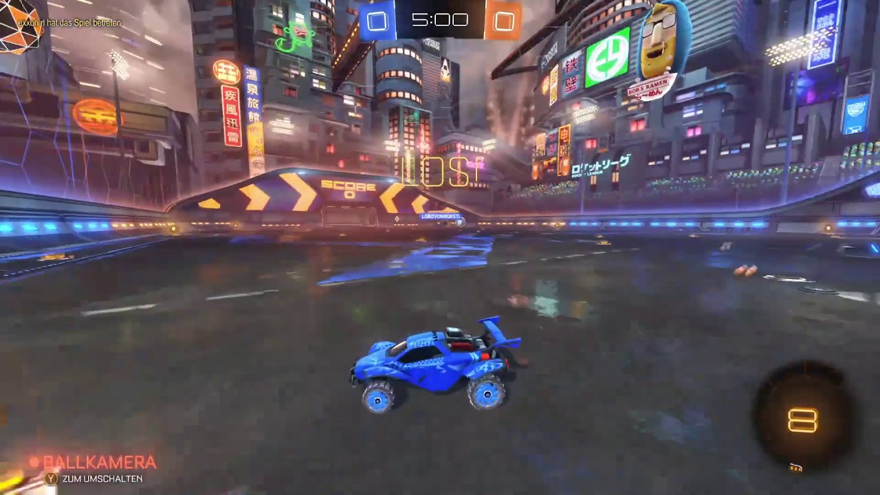 Basti spielt Rocket League ich schaue zu. - YouTube