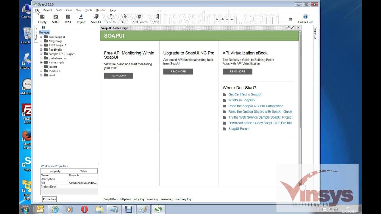 Requesting a web service through a WSDL file - SoapUI Tutorial - YouTube