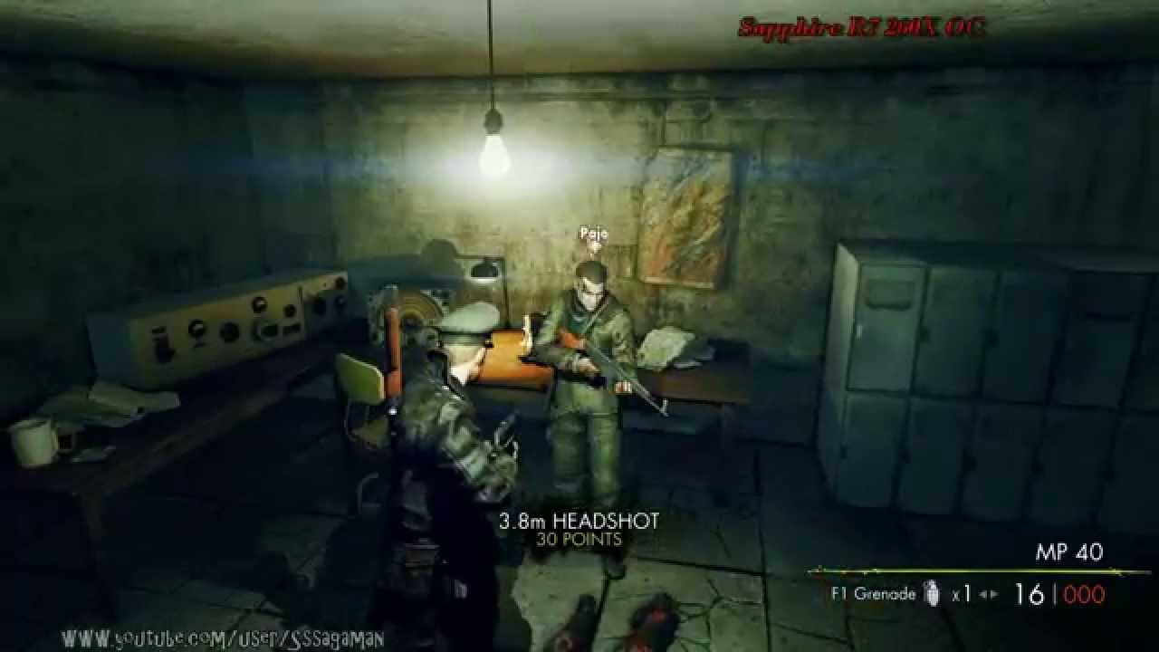 Sniper Elite: Nazi Zombie Army 2 Gameplay on Radeon R7 260X - Ultra ...