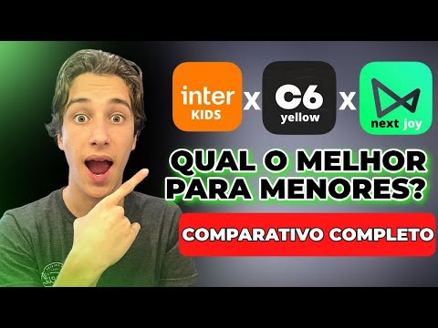 3 MELHORES BANCOS DIGITAIS para MENORES DE IDADE!