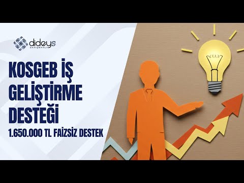 KOSGEB İş Geliştirme Desteği: 1.650.000 TL Kredi
