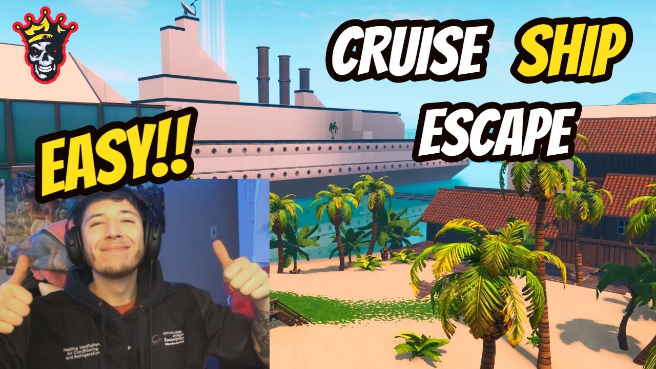 CRUISE SHIP ESCAPE (FORTNITE BATTLE ROYALE CHAPTER 2) - YouTube
