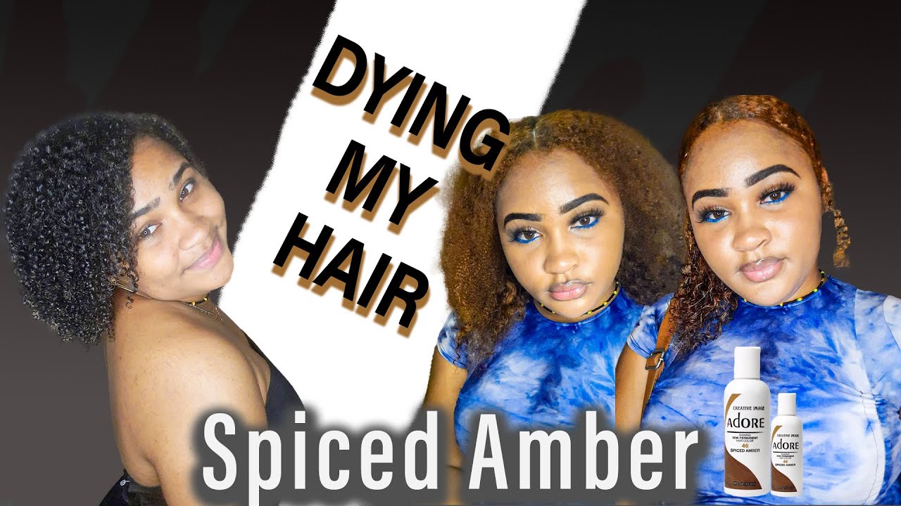 Dyeing to Make a Change: Transforming My Look to Spiced Amber - YouTube