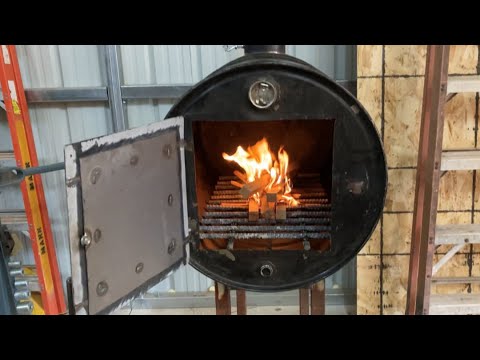 Homemade Wood Burning Stove / Heater - YouTube