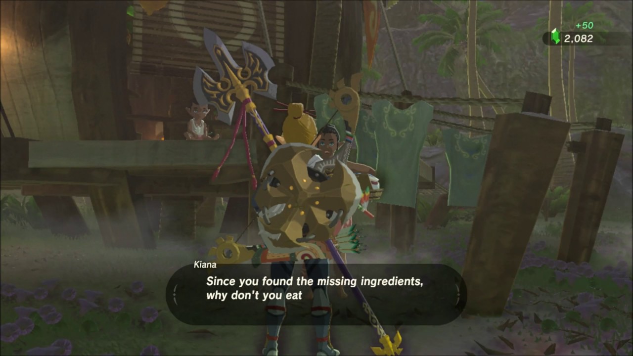 Legend of Zelda Breath of the Wild What's for Dinner? Gameplay ...
