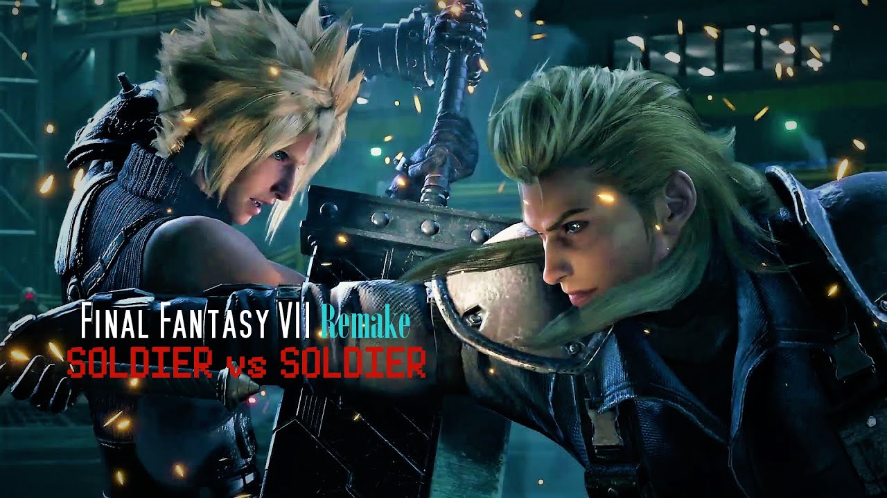 Final Fantasy VII Remake - Soldier vs. Soldier: Roche (Normal, No Items ...