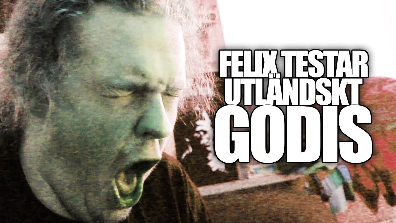 Felix Testar Utländskt Godis - YouTube