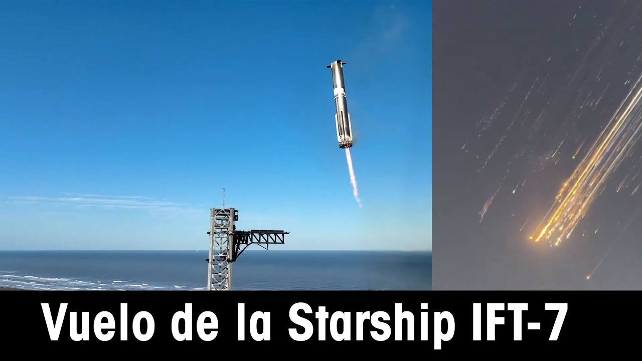 SpaceX Starship 7 - Starship 33 kaboom y captura del booster - YouTube