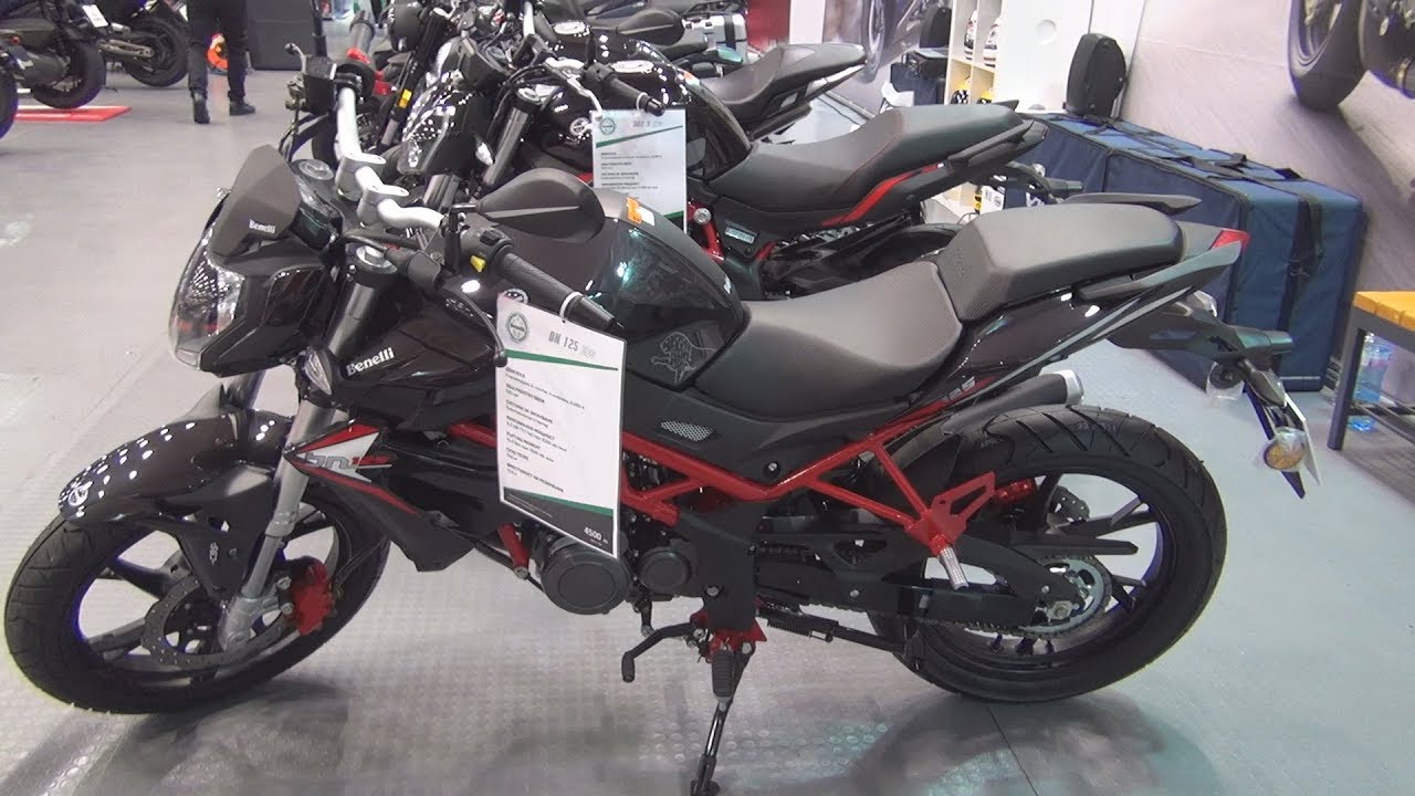 Benelli BN 125 CBS Black (2019) Exterior and Interior - YouTube
