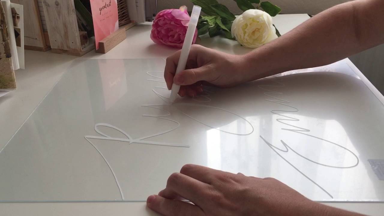FULL VIDEO - Perspex Name Board - Wedding Decor - YouTube