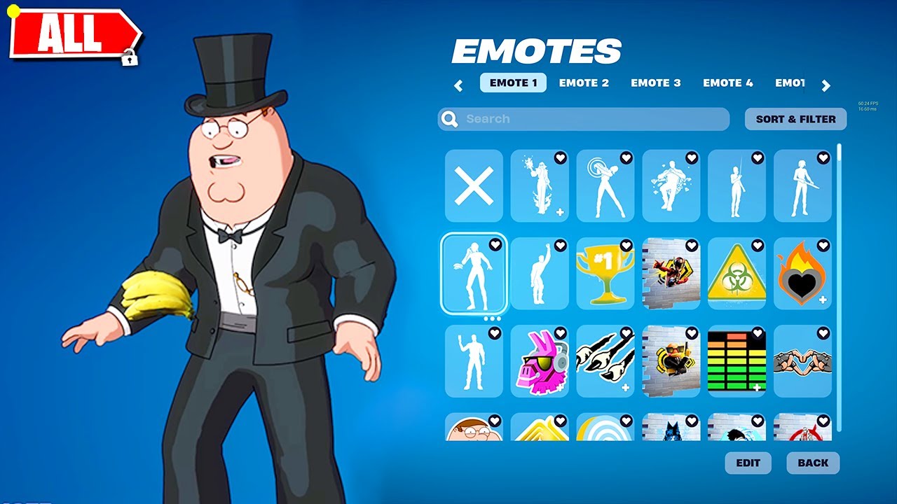 ALL Fortnite Chapter 5 Emotes - YouTube