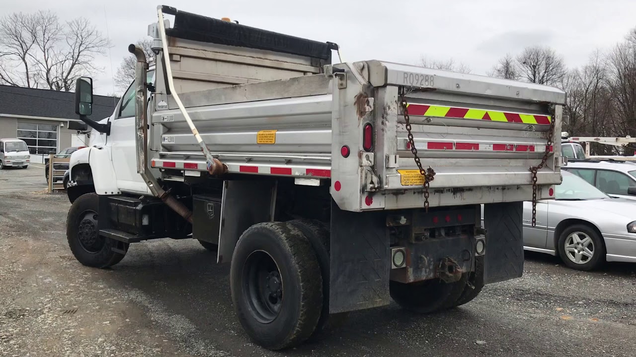 2008 GMC C7500 4x4 DUMP - YouTube