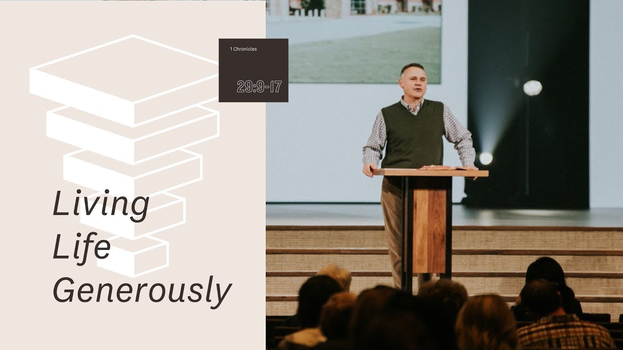 Living Life Generously | Living Life Wide Open | Pastor Jeff Crook ...