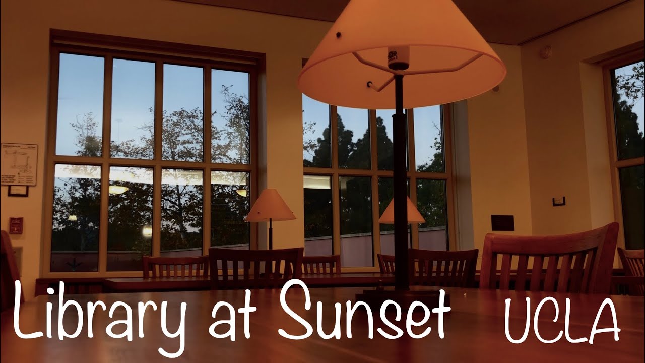 UCLA - Scenery #29 (Library at Sunset) - YouTube