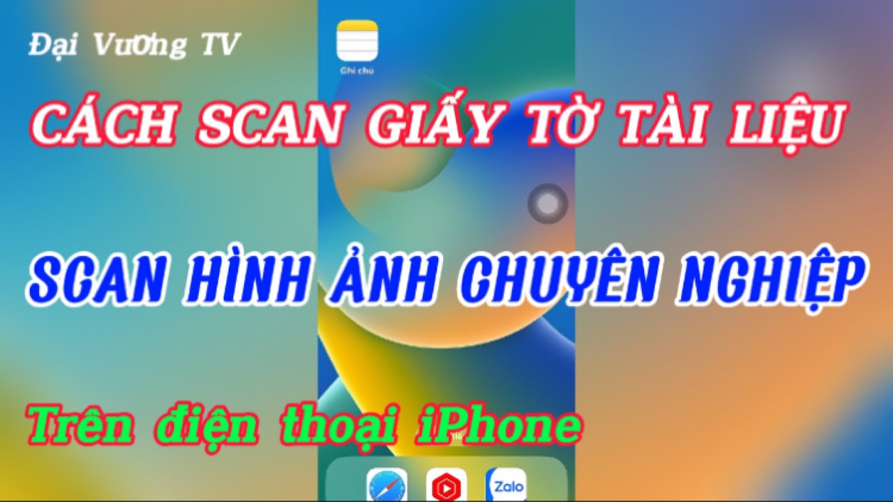 Cách scan hình ảnh giấy tờ tài liệu trên điện thoại iPhone | Cách scan ...