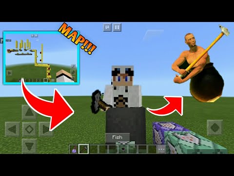 LEBIH NGESELIN!!!Main Map Getting Over it Di MINECRAFT POCKET EDITION ...